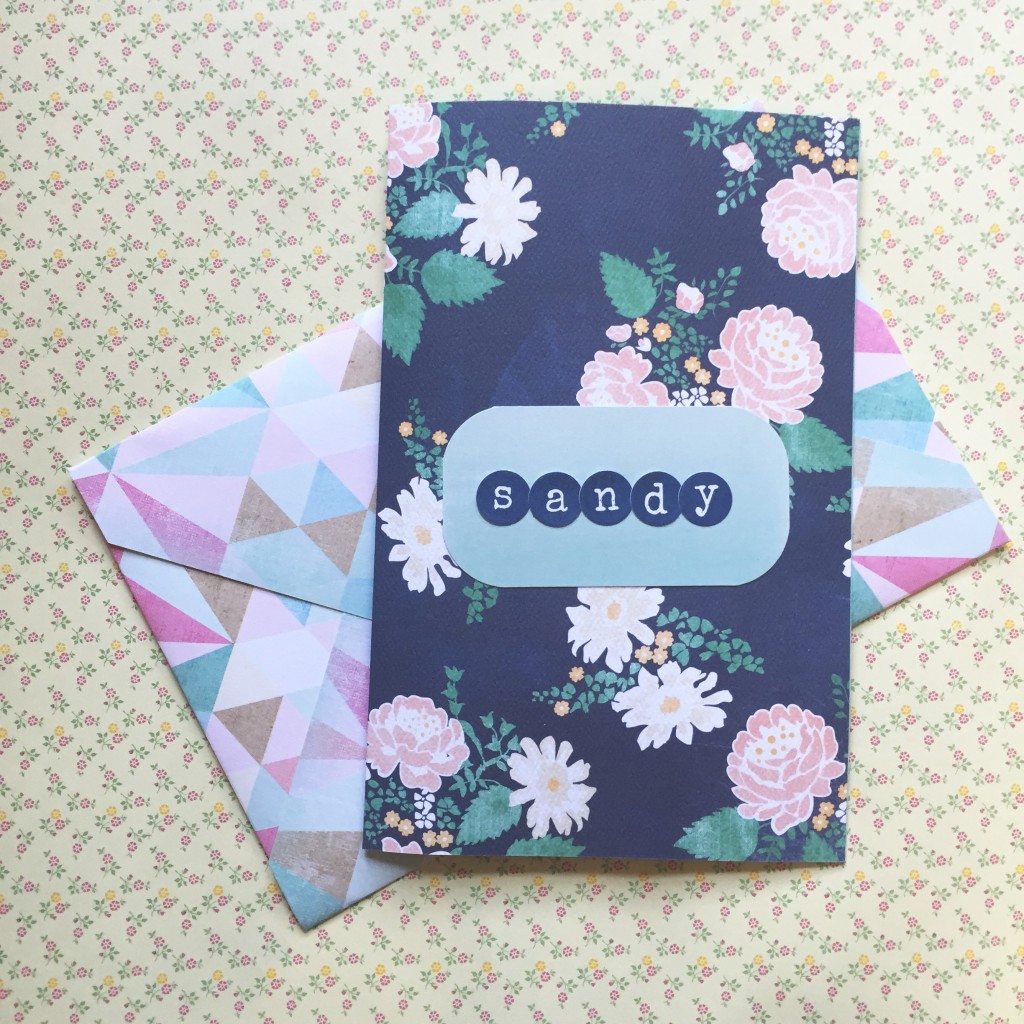 Making folder letters – The Paper Trail Diary